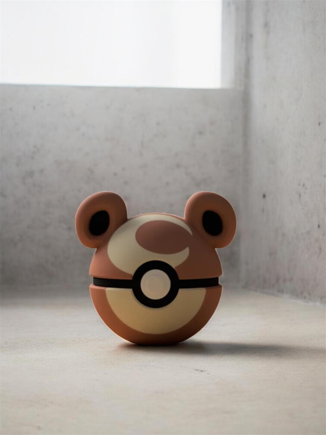 Pokemon Character Design- 3D Printed Pokeball- Teddiursa & Ursaring ...