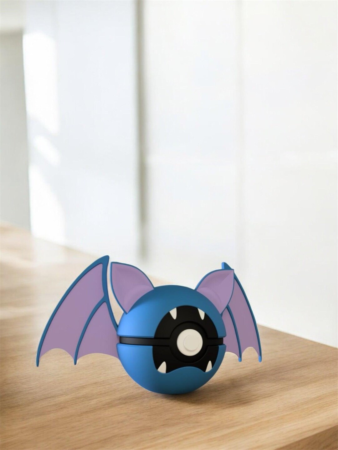 Pokemon Character Design- 3D Printed Pokeball- Zubat, Golbat & Crobat ...