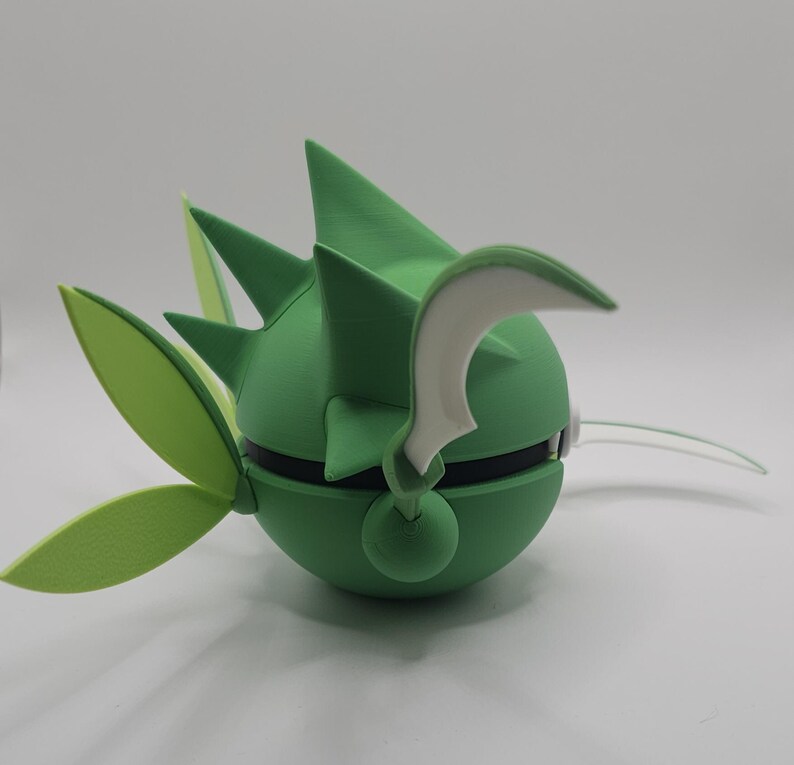 Pokemon Character Design- 3D Printed Pokeball- Scyther - Unique Display ...