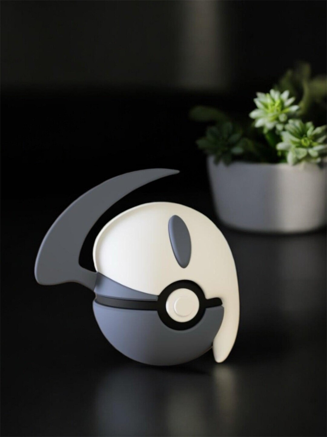Pokemon Character Design- 3D Printed Pokeball- Absol- Unique Display ...