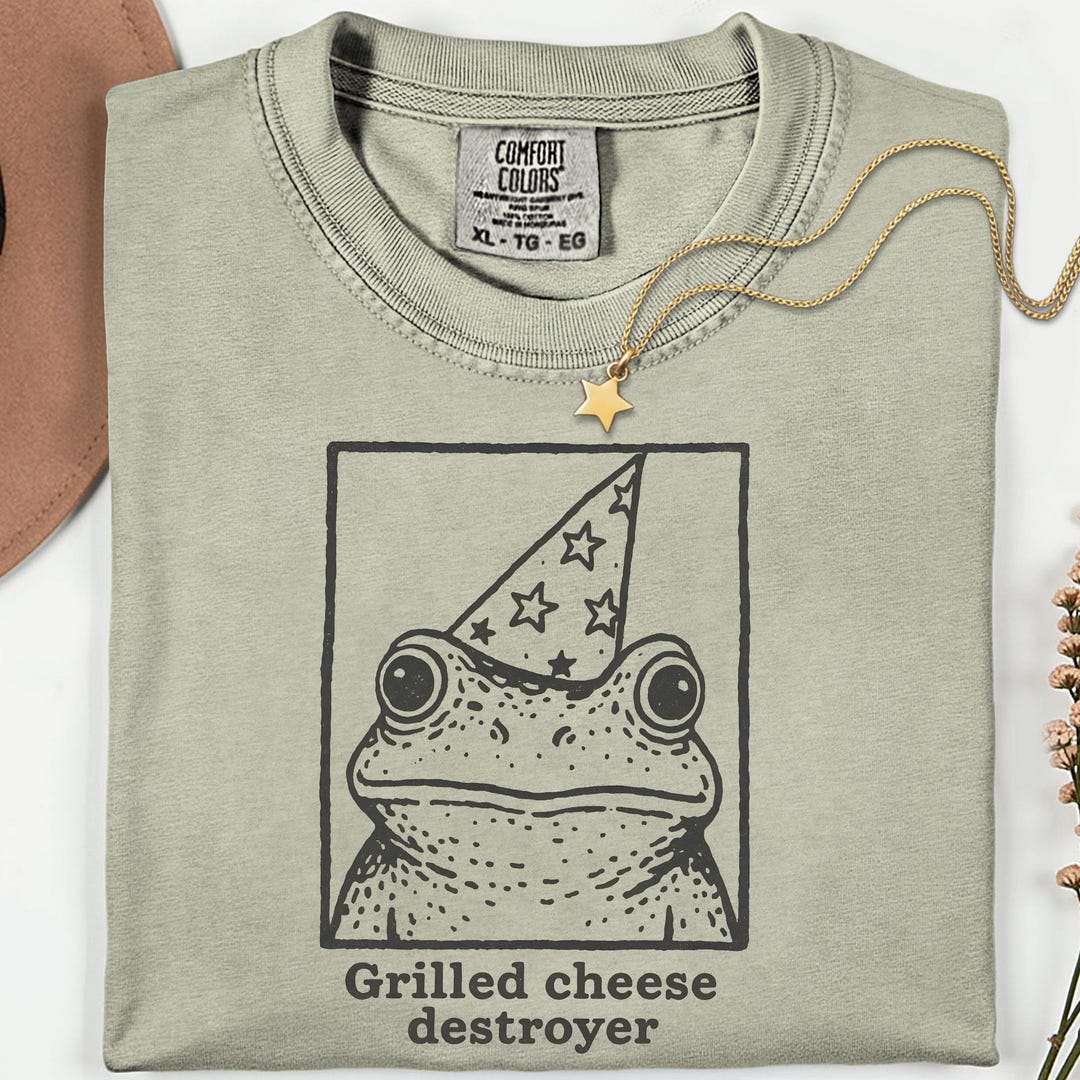 Funny Frog PNG • Grilled Cheese Destroyer Clipart (digital Download) - Etsy