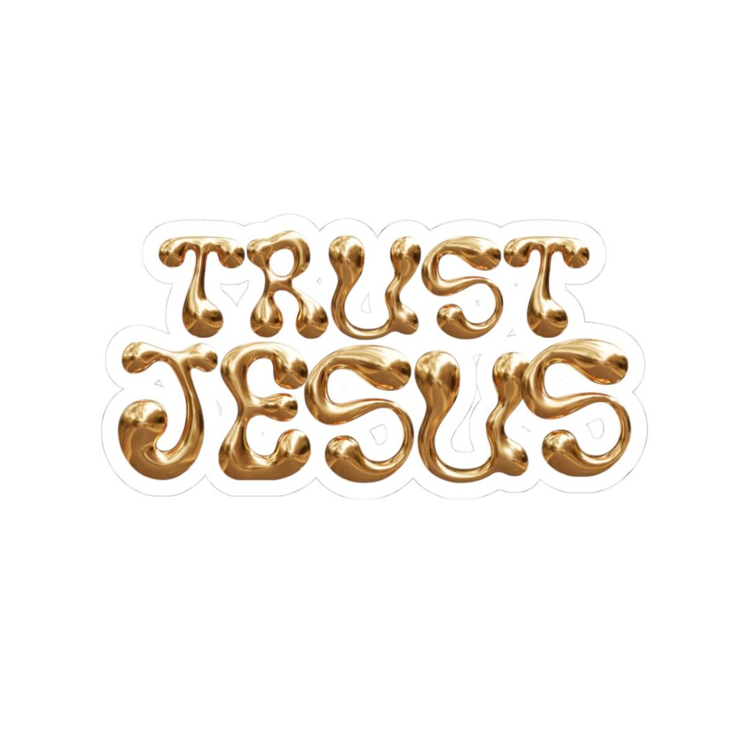 Trust Jesus Sticker - Etsy