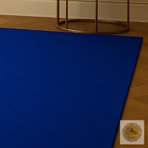 Premium Royal Blue Carpet for Living Room | Soft Modern Floor Rug for ...