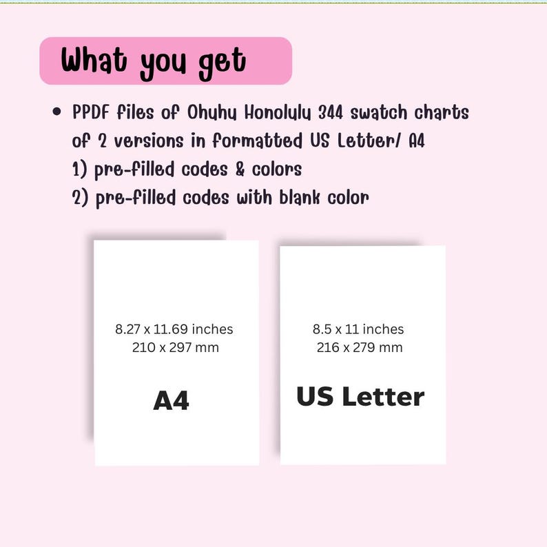 Ohuhu 344 Honolulu Swatch Chart | Chromatic Marker Chart Printable ...