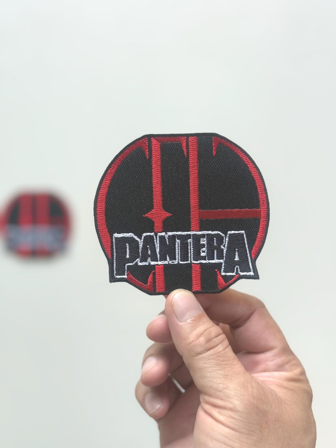 2pcs. Pantera Heavy Metal Rock Band Music Logo Symbol Embroidery Iron ...