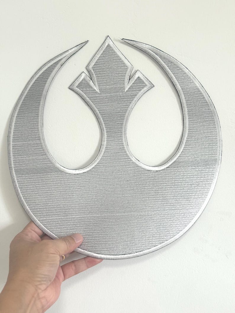 Large Size Rebel Alliance Crest Logo Star Wars Symbol Embroidery Iron ...