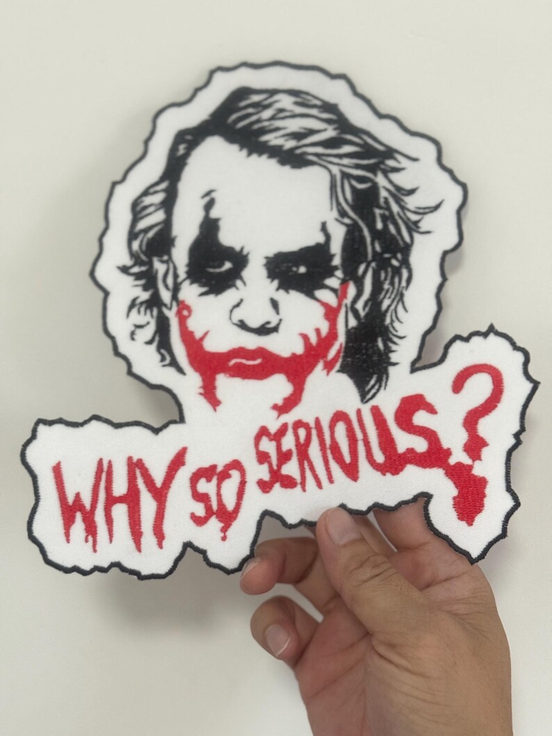 Joker Why so Serious the Dark Knight Psychopathic Killer Symbol ...