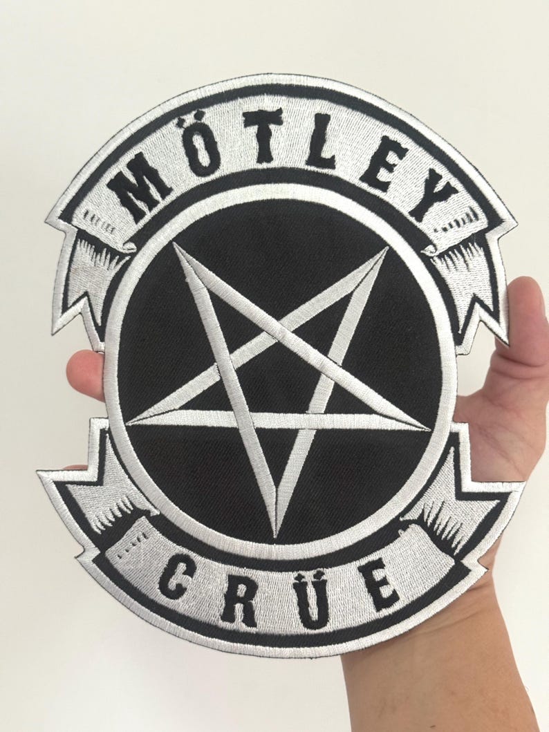 Motley Crue Heavy Metal Band Music Logo Symbol Embroidery Iron-on Sew ...