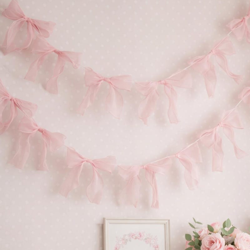 Pink Bow Tablecloths - Etsy