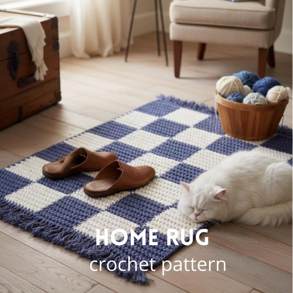 Checkerboard Rug - Etsy