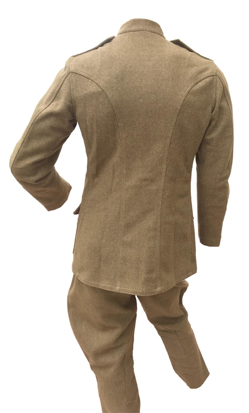 US Military Inspired Brown Wool Uniform: Wool Army Tunic & Jodhpurs - Etsy