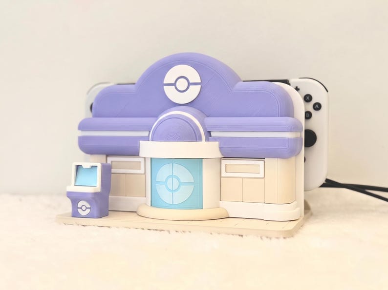 Whimsical Theme Pokopia Poke Center Nintendo Switch 1 or 2 Dock ...