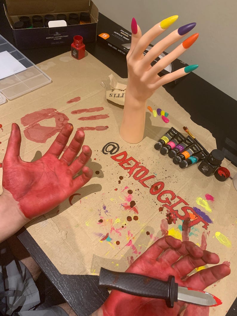 Dexter Inspired Ice Truck Killer Hand – Handmade Horror Prop ...