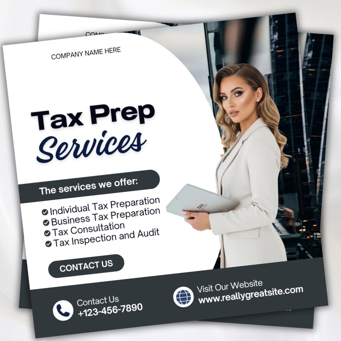Tax Flyer | Editable Tax Flyer | Tax Season Flyer | Taxes | Instant ...