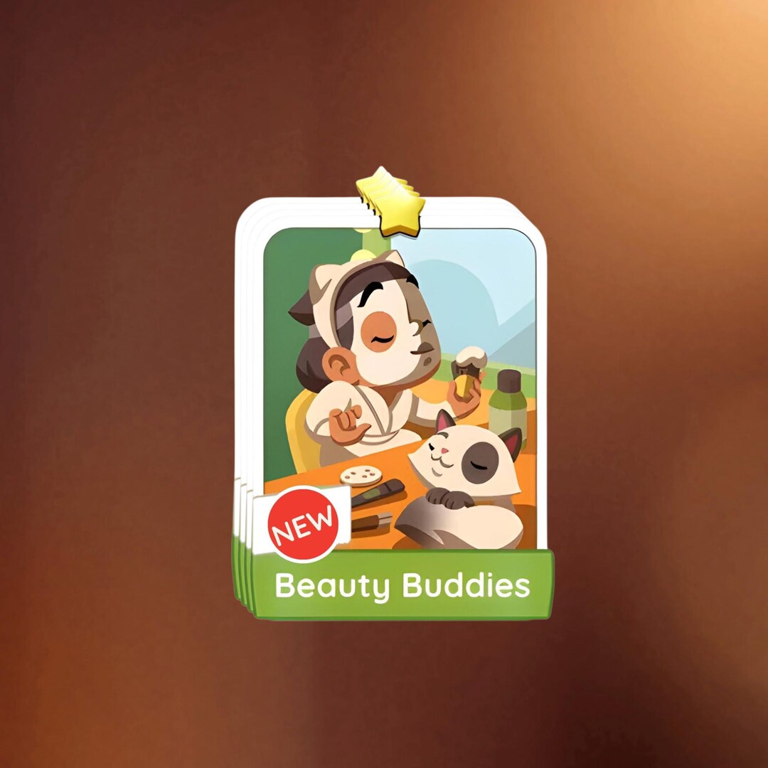 Beauty Buddies Monopoly Go Sticker 1 Star Set 4, Monopoly Go Card. - Etsy