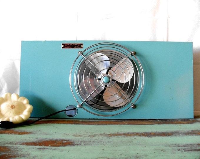 Robins Egg Blue, Metal, Adjustable, Window Fan, Eskimo - Etsy