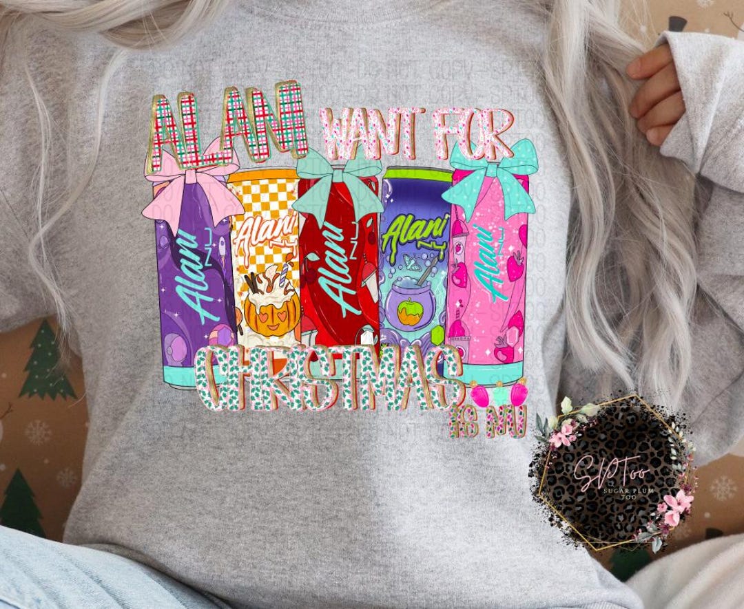 Alani PNG, Alani Christmas PNG, Trendy Christmas PNG - Etsy