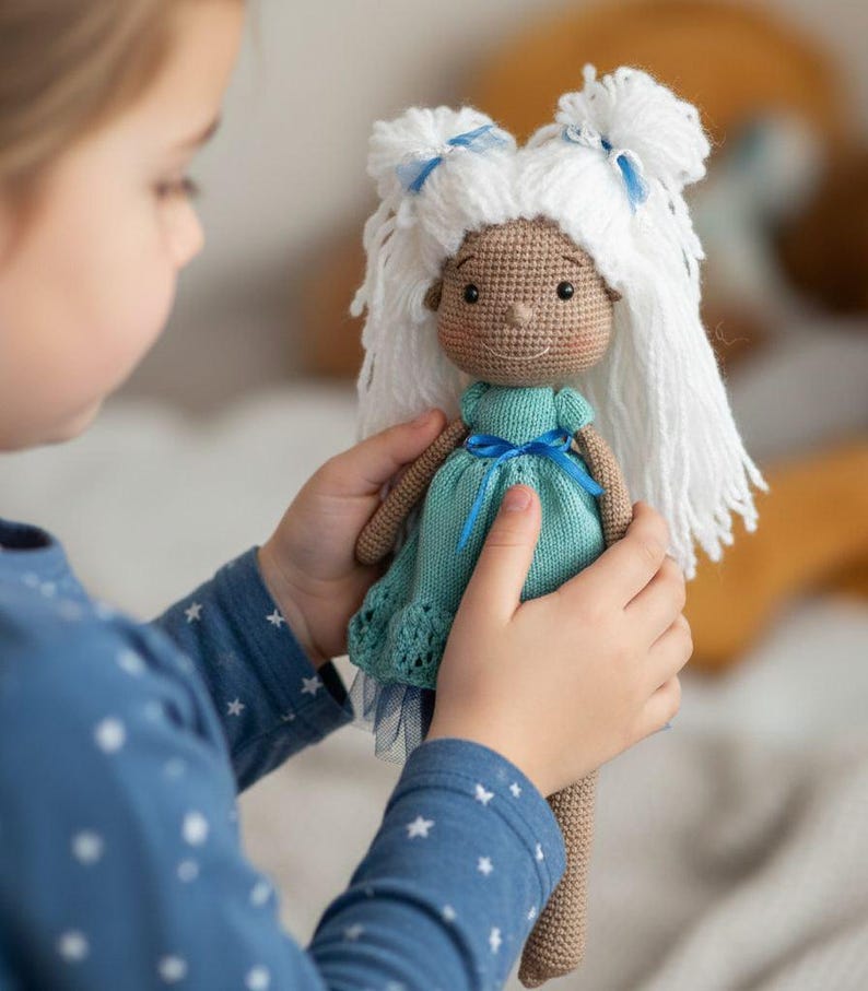 PDF Amigurumi Ballerina Doll Pattern - Crochet Big 16 Inch Molly Doll ...