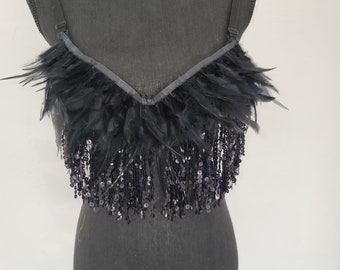 Feather Bra - Etsy