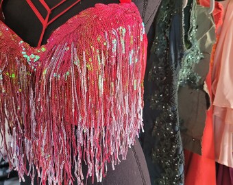 Red Gstring Panty, Double Fringe - Etsy Canada