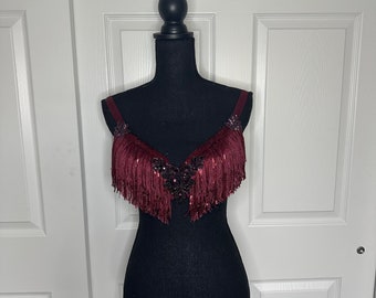 Red Gstring Panty, Double Fringe - Etsy Canada