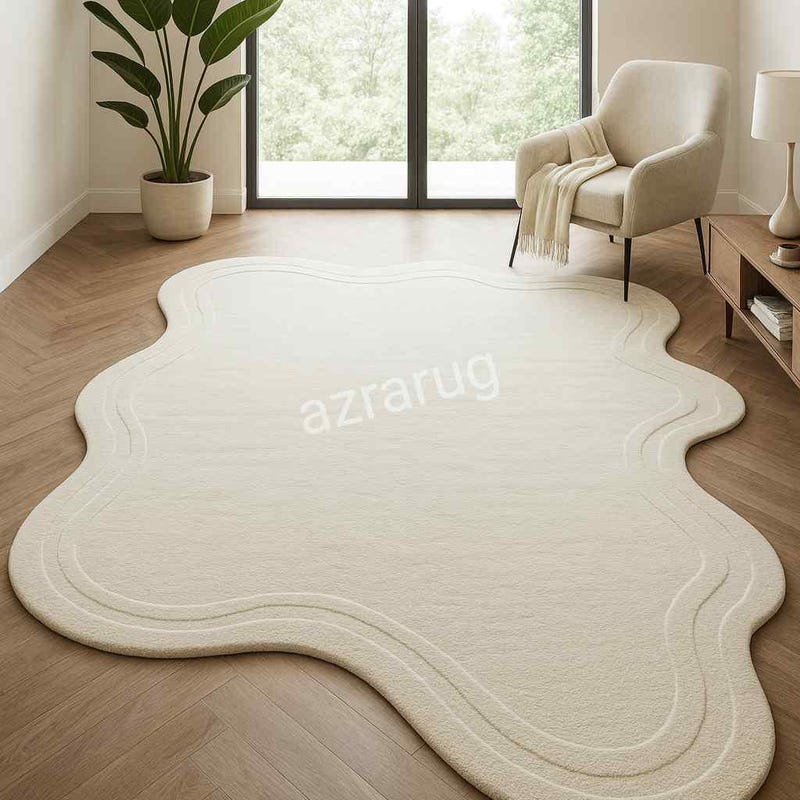 Carved Wool Area Rug - Etsy