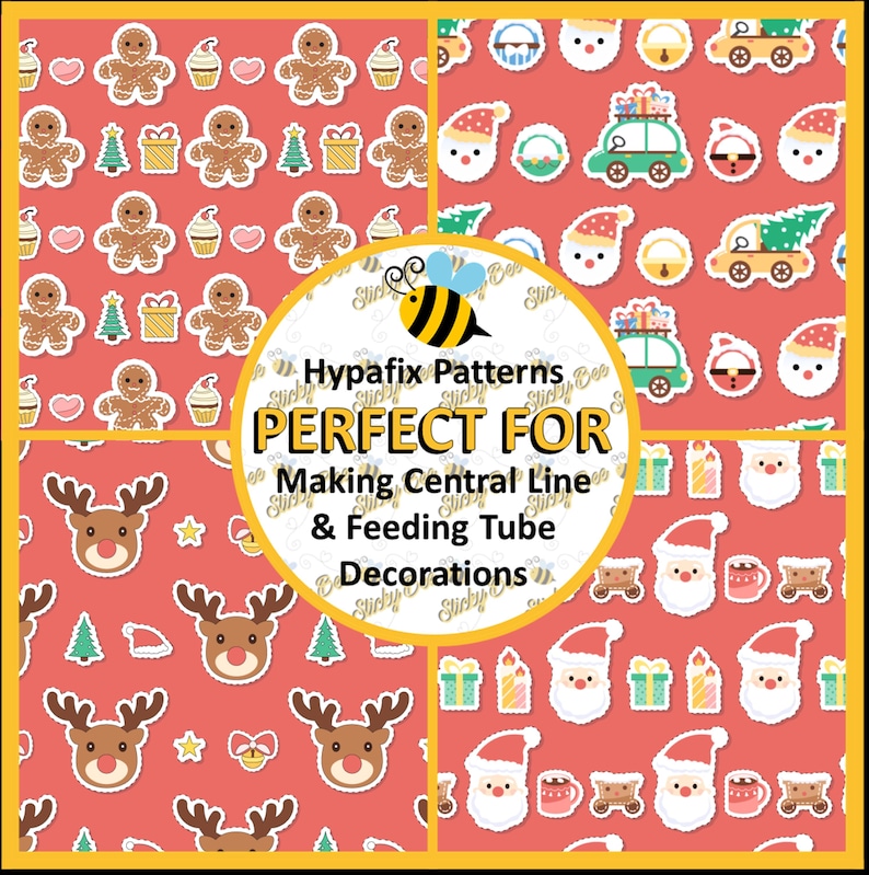 Tubie Tape 4x10" | Christmas Vol 15 | Medical Dressing | NG Tube | Picc ...