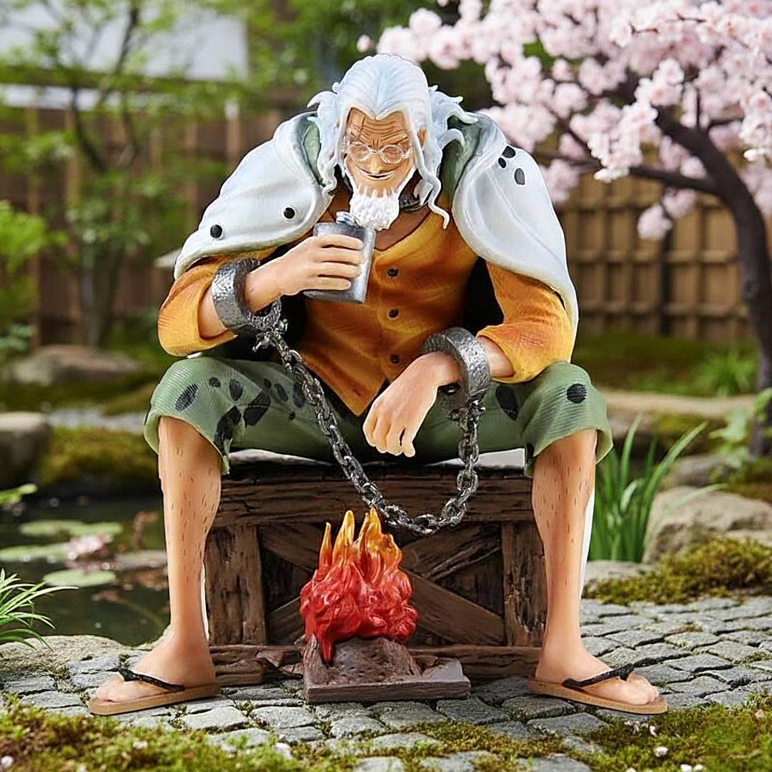 ONE PIECE Silvers Rayleigh Cosplay Luffy Action Figure 16 CM. - Etsy