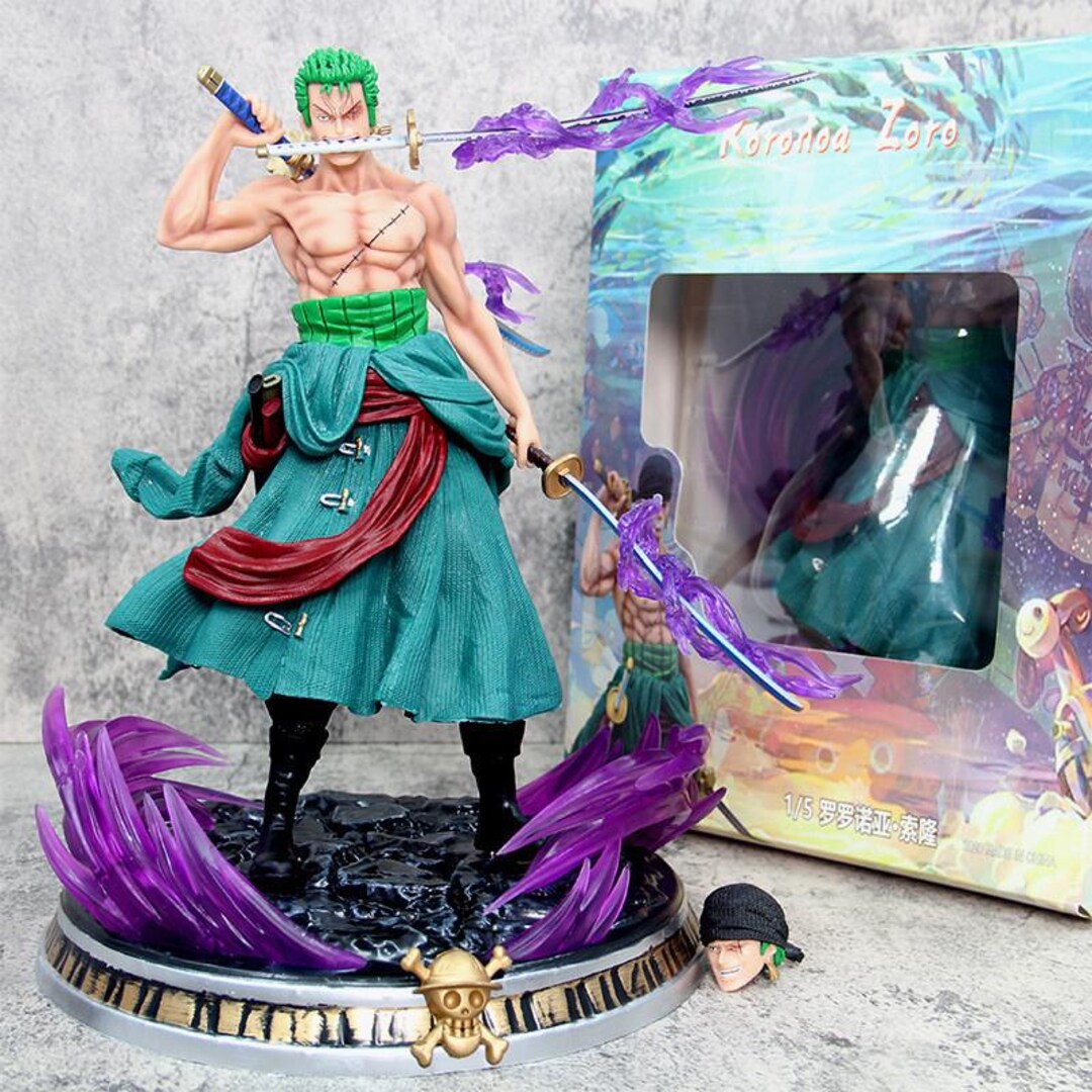Epic 20cm Roronoa Zoro One Piece Anime Figure High-detail Collectible ...