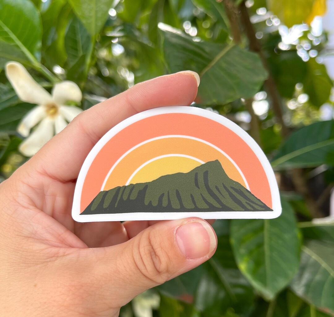 Leahi Sunrise - Local Kine Stickers - Etsy