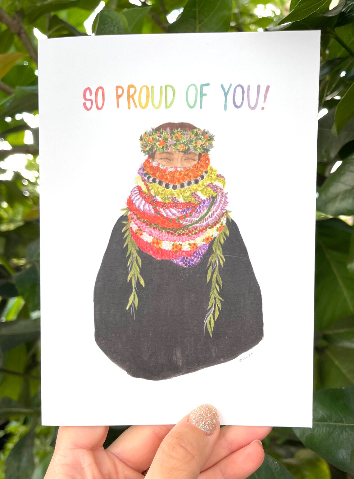 So Proud of You! - Hawaii Graduation Lei Card - Etsy
