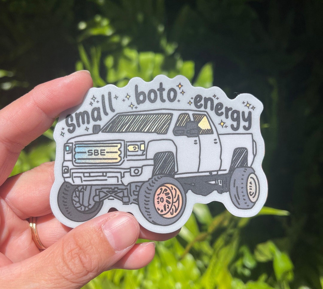Small Boto Energy (lifted) Sticker - Local Kine Stickers - Etsy