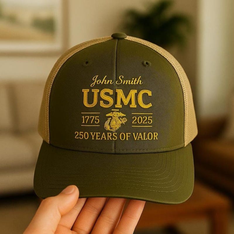 Usmc 250th Anniversary Hats - Etsy