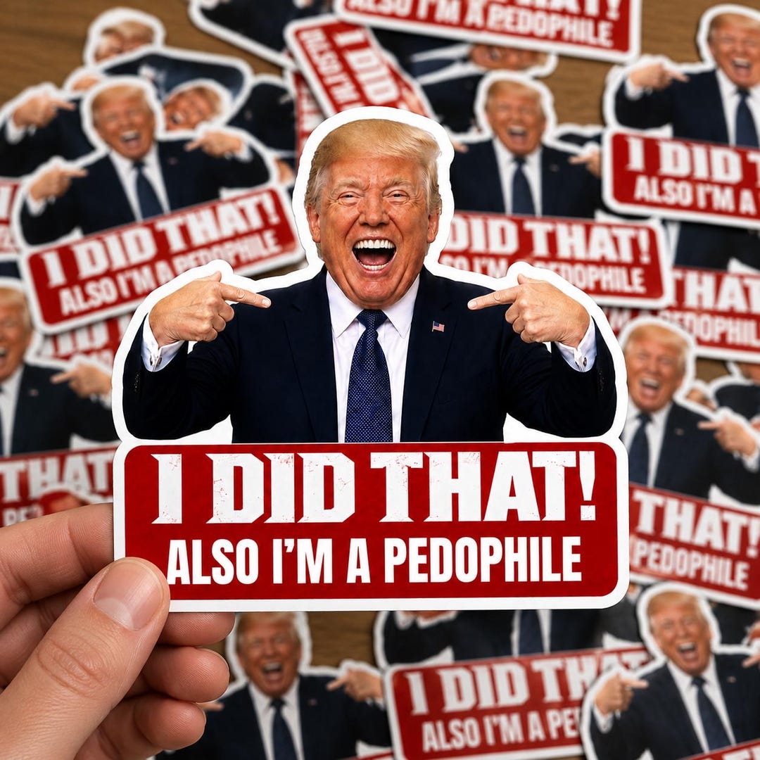100pcs Trump I Did That Sticker Pack, Anti Trump Stickers, Gas Price ...