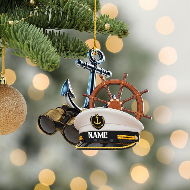 Navy Christmas Decor - Etsy