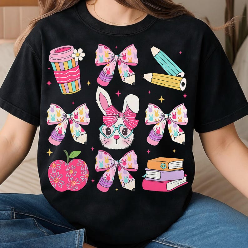 Teacher Easter Bunny PNG Bundle Digital Download My Class is Full of ...