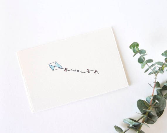 Graduation Card Simple Congratulations Card Soar - Etsy