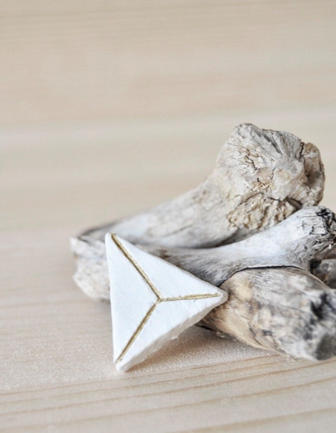 Geometric Brooch - Simple Triangle - the Tetrahedron - Etsy