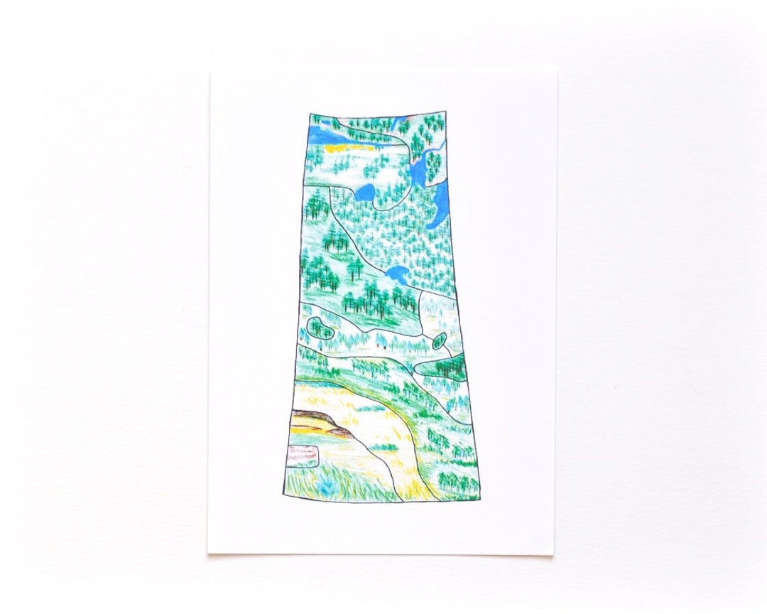 Art Print - Saskatchewan Ecoregions - Provincial - Etsy