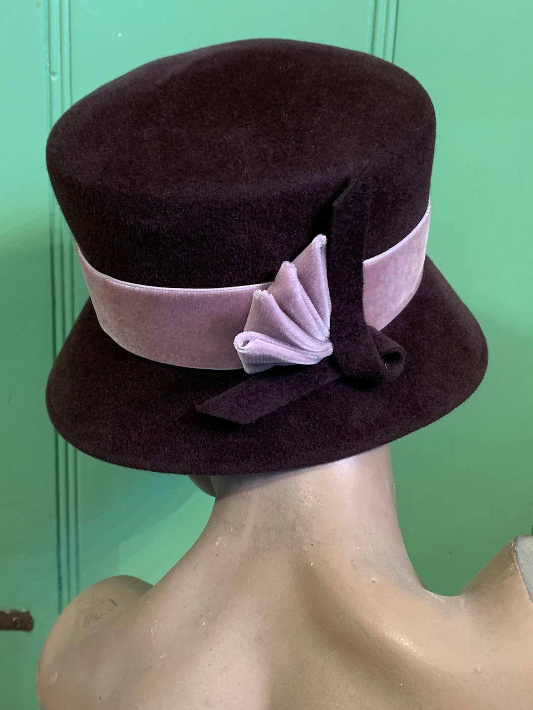 Dark Chocolate Brown Firenze Marzi Hat Neiman Marcus Made in Italy ...