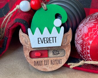Elf Meter Elf Behavior Ornament Christmas Ornament Gift Elf - Etsy