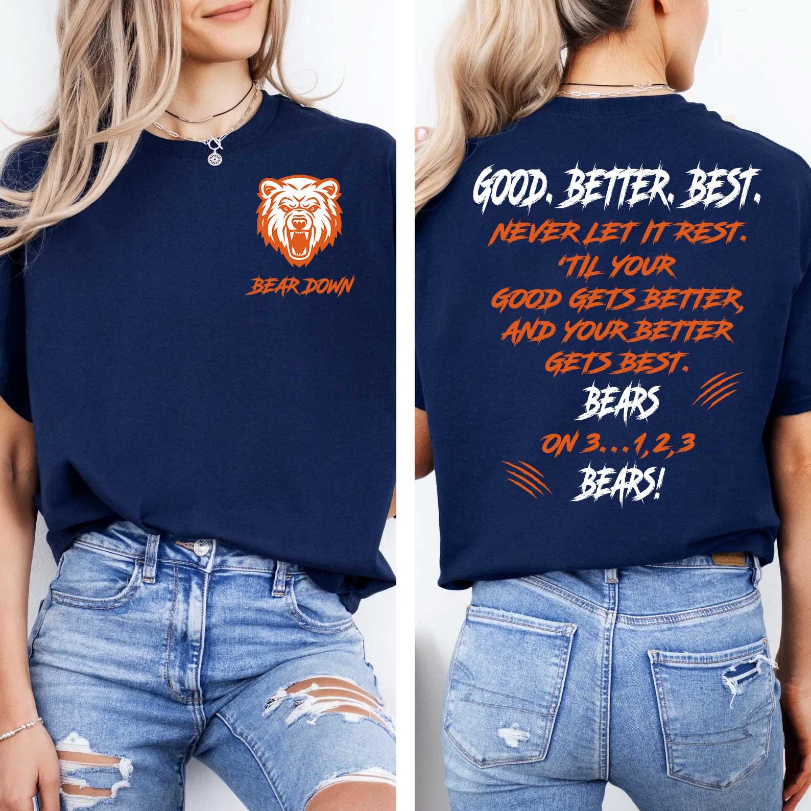 Good Better Best Motivational PNG, Inspirational Bear Graphic Design ...