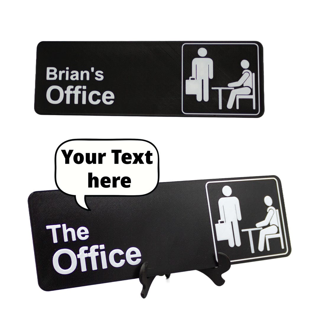 Personalised Office Sign – Dunder Mifflin Inspired Office Plaque - Etsy