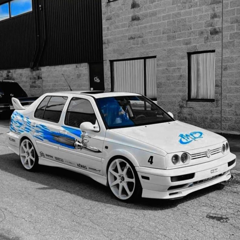 Fast and Furious Jesse Jetta MK4 Livery Vector | Racing Car Wrap Decal ...