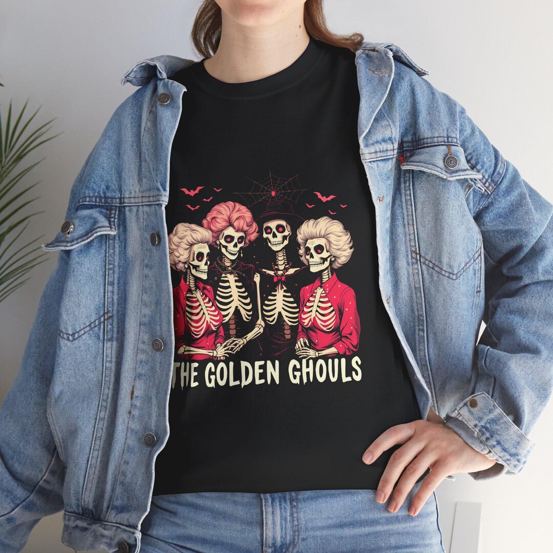 The Golden Ghouls Halloween Unisex Cotton Tee - Etsy