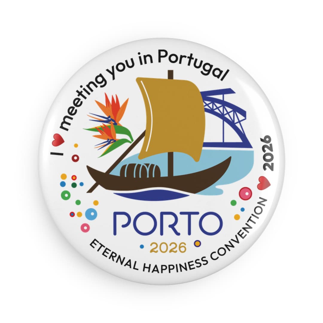 Porto 2026 JW Convention Button Magnet, JW International Convention ...