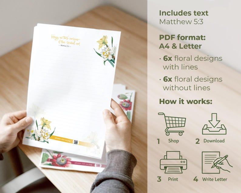 JW Letter Writing Stationary | Jw.org Letterhead | Field Service JW ...