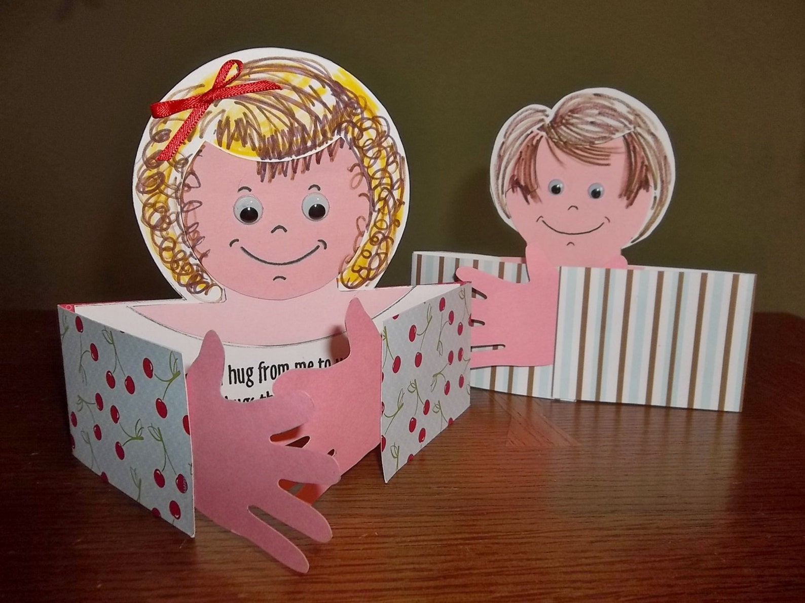 HUG GREETING CARD2 Kit - Etsy