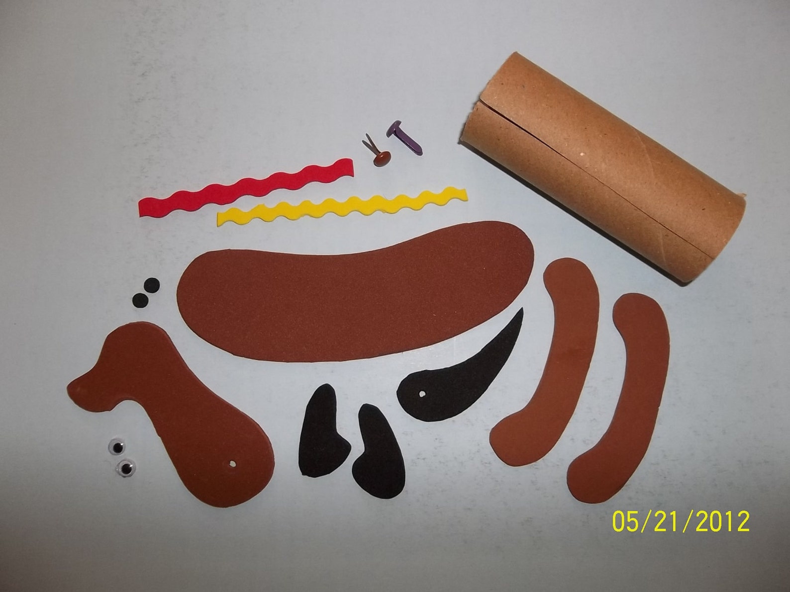 HOT DOG Craft Kit | Etsy