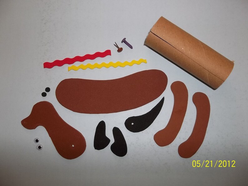 HOT DOG Craft Kit | Etsy